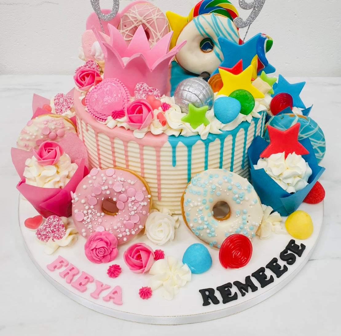 Half Half EXTRA Overloaded Cake – Zara Cakes