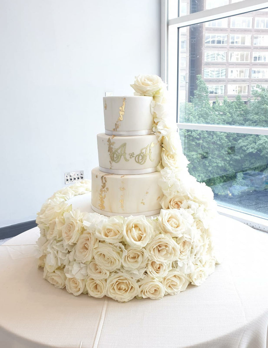 4 Tier Rose – Zara Cakes