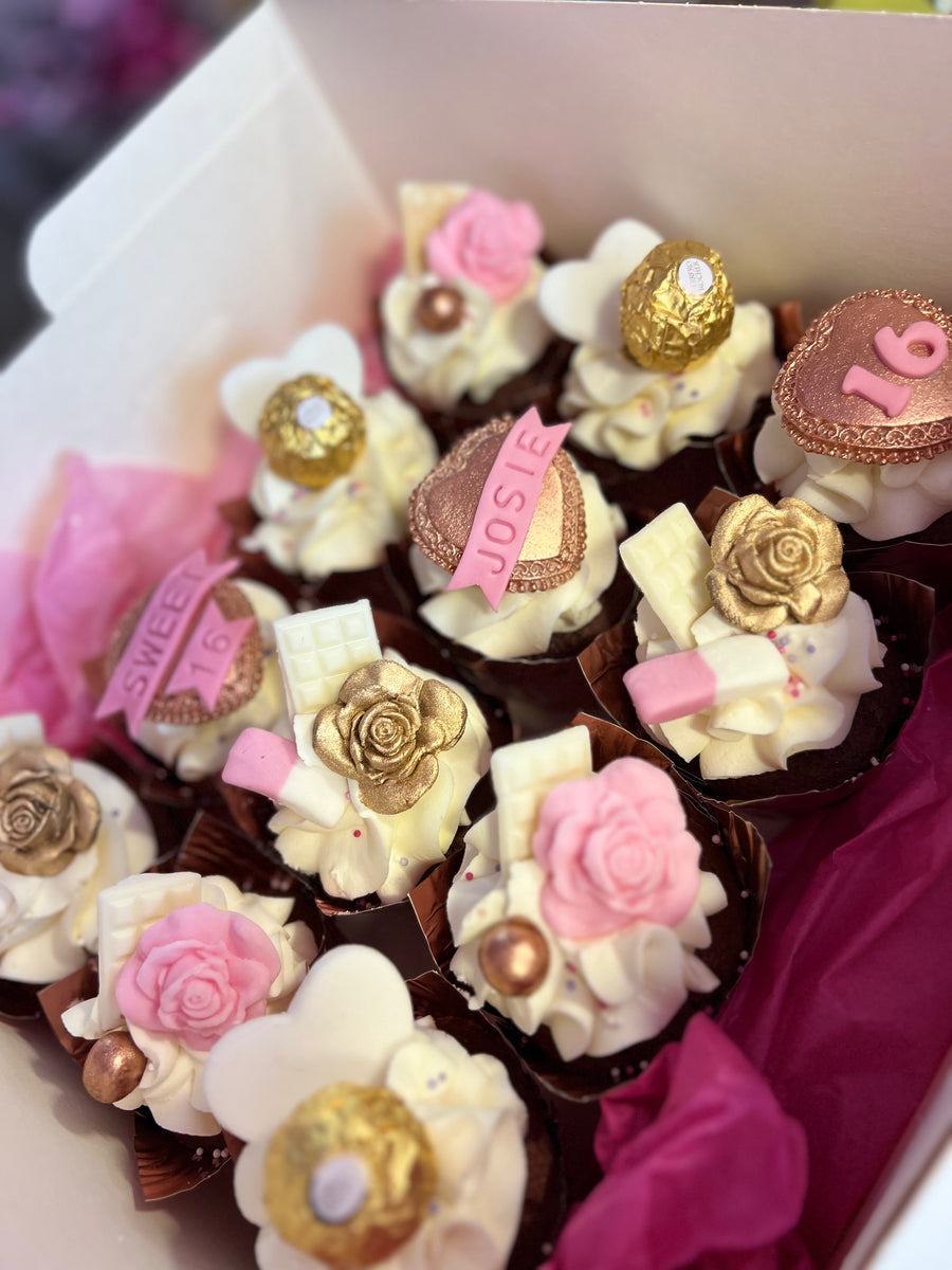 Personalised Pretty Cupcakes – Zara Cakes